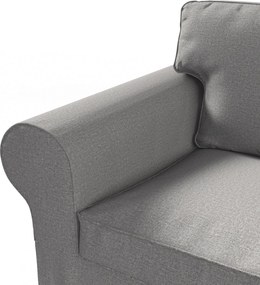 Potah na pohovku IKEA  Ektorp 3-místná, nerozkládací barva šedá látka pletený vzor