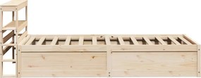 Rám postele s čelem 75 x 190 cm masivní borovice 3306366