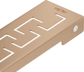 Mexen Flat, lineární podlahový žlab 60 cm, měděná matná, 1C24060