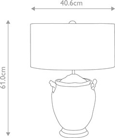 Luxusní stolní lampa Elstead JACKSON 61 cm 1×E27