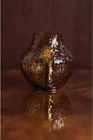 Jantarová skleněná stolní lampa (výška 15 cm) Breen – Jotex
