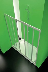 FORTE Sprchové dveře MAESTRO CENTRALE BARVA rámu - Bílá, Rozměr A - 150 cm, Rozměr C - 185 cm, Směr zavírání - Univerzální Levé / Pravé, Výplň - Polystyrol 2,2 mm (acrilico) BSMAC15P