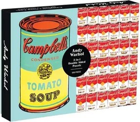 GALISON Oboustranné puzzle Andy Warhol Campbell's Soup Cans / 500 dílk