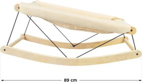 Dětské houpací křeslo Moon 45 béžové