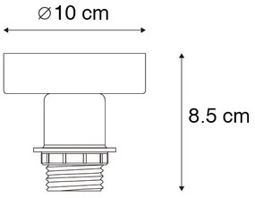 Stropní svítidlo z oceli - Combi