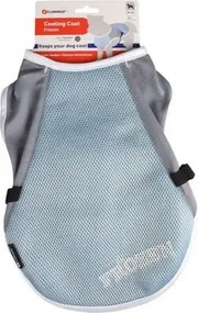 Flamingo chladicí vesta pro psy modro-šedá M 35cm