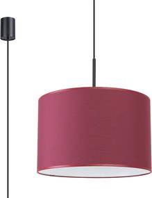 Sollux Lighting Závěsná lampa NEVIA vínová
