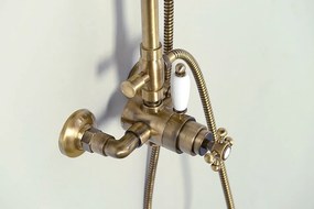 Sapho ANTEA sprchový sloup s termostatickou baterií, bronz SET046