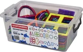 MAGFORMERS Geometrie 3: 2D a 3D - box 123 dílků