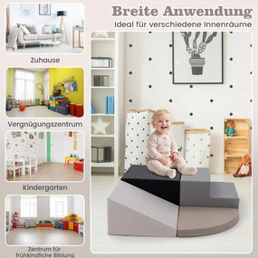 Costway 4 KS. Pěnové stavebnice na běhání a lezení, obří stavebnice