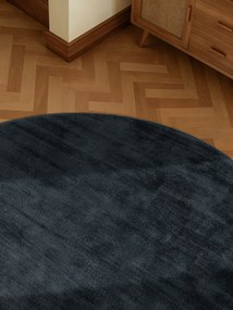 Vikosa, Kusový koberec Vikosa Jane 106299 Black kruh, 120x120 (průměr) kruh, černá, dětský pokoj