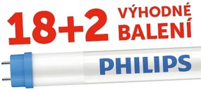 LED trubice Philips CorePro LEDtube 120cm 15,5W (36W) neutrální bílá 4000K T8 G13 EM/230V akční balení 18+2