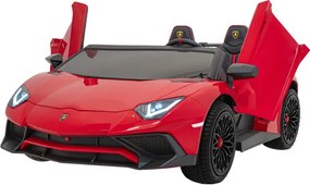 Dětské elektrické autíčko Lamborghini Aventador SV 24 V červené