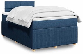 Box spring postel s matrací černá 120x190 cm textil 3287401