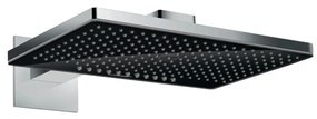 Hansgrohe Rainmaker Select, hlavová sprcha 460 2jet se sprchovým ramenem, černá/chromová, HAN-24005600