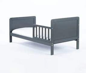 DREWEX Dětská postel se zábranou Drewex Olek 140x70 cm grafit