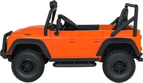 Elektrické autíčko Land Rover Defender 110 SVX oranžové
