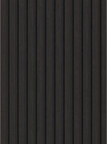 Mexen Lam-B, akustické stěnové lamely 275 × 30 cm, HDF deska 4 mm, technická dýha, eben černý, S100-275307-3015-023