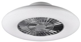 R62402106 TRIO RL Visby stropní LED svítidlo s ventilátorem 40W 4000lm 3000-6000K IP20 bílá s dálkovým ovládáním