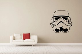 Lepy.cz Samolepka na zeď Stormtrooper Star wars Velikost (šířka x výška): 80x83cm, Barevná varianta: Jemná růžová