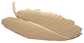 Dekorace ve zlaté barvě Mauro Ferretti Leaf, 35,5 x 23 cm