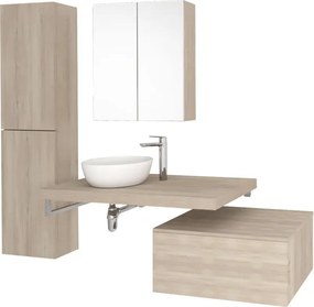 Mereo Mereo, Umyvadlo na desku bez přepadu, 465x375x115 mm, kulaté, keramické, UC473812O