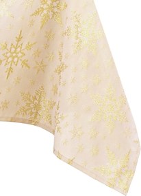 Ubrus AmeliaHome White Christmas zlatý