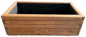 Dřevěný zahradní květináč AKSAMIT teak  800x400x300