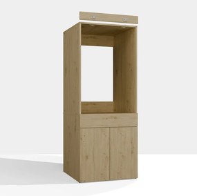 Skříňka na pračku nebo sušičku POLA TWIN 1S dub artisan