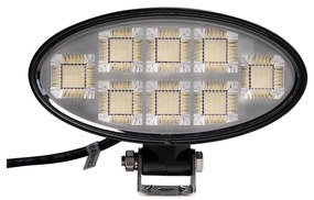 LED Bodové svítidlo pro automobil BLACK LED/160W/10-30V IP69 5700K oválný