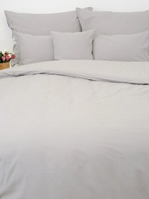MK Lůžkoviny Prodloužené bavlněné povlečení Renforcé – Jasmine světle šedá