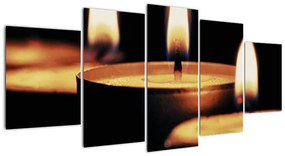 Hořící svíčky - obraz