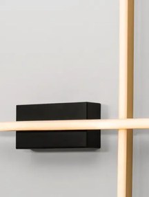 Designové nastěnné svítidlo Quam Zlatá