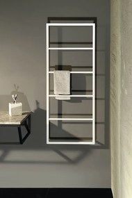 Sapho Sapho, SKA stojící sušák ručníků 420x1700x20mm, bílá mat, SKA561