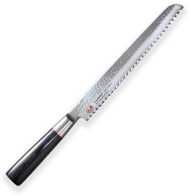 Bread (nůž na chléb a pečivo) 220mm-Suncraft Senzo Classic-Damascus-japonský kuchyňský nůž-Tsuchime- VG10–33 vrstev