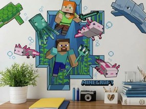 Dětské dekorativní samolepky na stěnu MINECRAFT