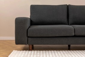 Hanah Home Rohová pohovka BERLIN antracitová pravá