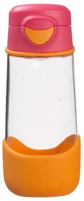 Sport lahev na pití 450 ml - růžová/oranžová