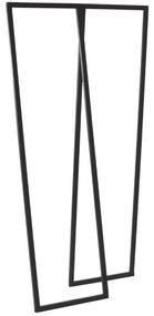 OnaDnes -20% Nordic Design Černý kovový věšák Rasmus 173 x 100 cm