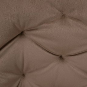 Designové křeslo, světle hnědá Velvet látka, VERIO