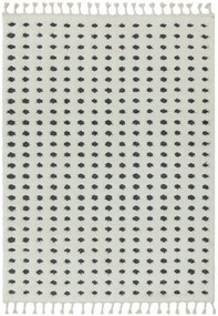 Šedý  koberec Afuan Dotty Grey Rozměry: 200x290 cm