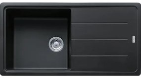 Franke Basis - Fragranitový dřez BFG 611, 970x500 mm, onyx 114.0285.305