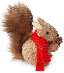 EUROFIRANY VÁNOČNÍ FIGURKA SQUIRELL 17X10X20 CM VÍCEBAREVNÁ