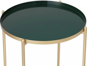 Odkládací stolek ELLA Ø 30 cm, zlatý