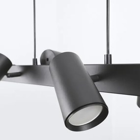 BRILAGI - LED RGBW Stmívatelný lustr na lanku SELE 6xGU10/6,5W/230V černá