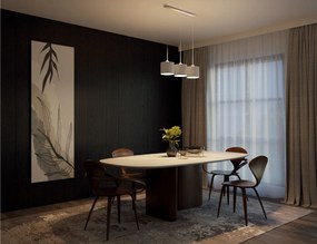 Vespillo, 18x75x105cm závěsná lineární 3 bílý