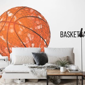 Fototapeta Geometrický Basketbalový Míč Omyvatelný vlies 90x60