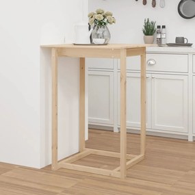 vidaXL Barový stolek 80 x 80 x 110 cm masivní borové dřevo [822182] Barva: Přírodní
