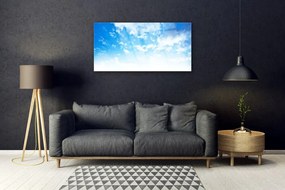 akrylový obraz Nebe Mraky Krajina 100x50 cm