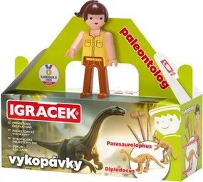 EFKO Igráček Paleontoložka / Vykopávky dinosaurů / Parasaurolophus a D